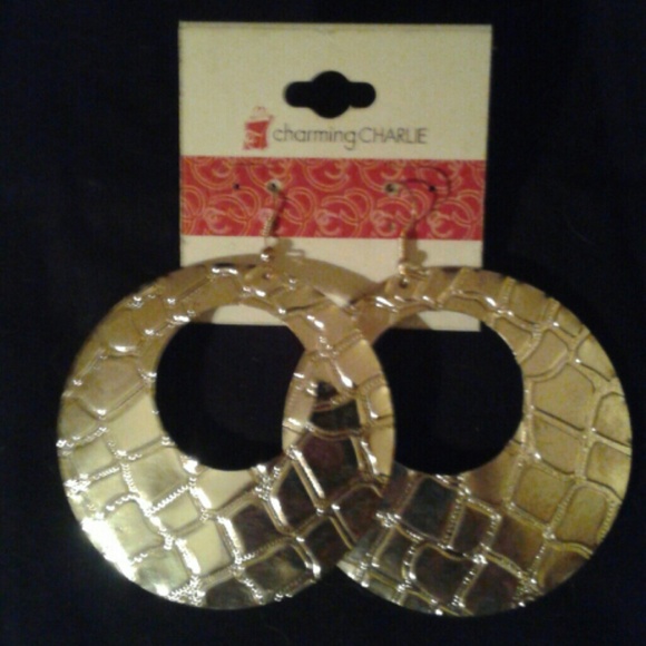 Charming Charlie | Jewelry | Vintage Charming Charlie Silver Large Open ...